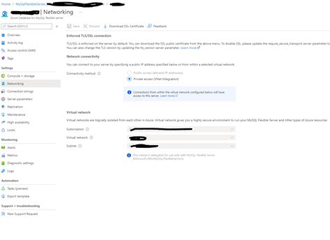Mysql Flexible Server On Vnet How To Find The Ip Address Microsoft Qanda
