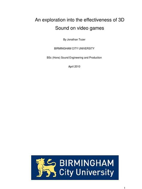 Implementing 3d Sound Positioning In A C Game Using Basic Audio Librar