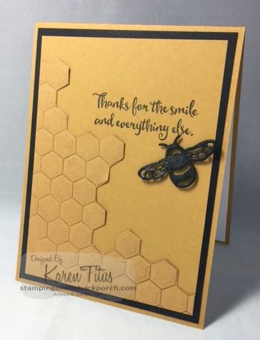 Ways To Make A Honeycomb Bee Card KarenTitus Com