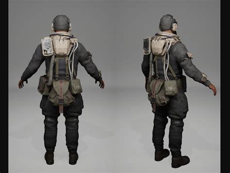 3d Game Character Game Assets Dayz Game Model Texture3d 3d Human