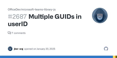 Multiple Guids In Userid · Issue 2687 · Officedevmicrosoft Teams