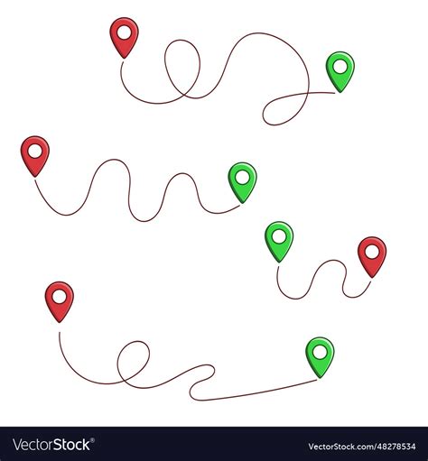 Gps Elements Pack Symbol Template For Graphic Vector Image