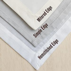 Monogram Embroidered Linen Napkins Personalized Linen Napkin