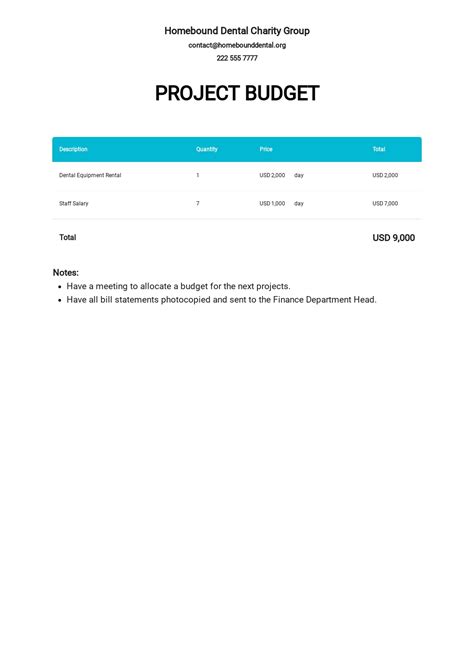 FREE Project Budget Templates In Microsoft Excel XLS Template Net