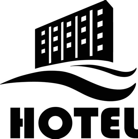 Hotel Logo Vector Silhouette