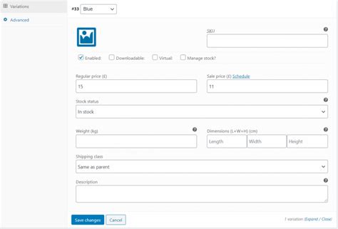 How To Create Woocommerce Variable Products In Divi Theme Powered Website Wpcred