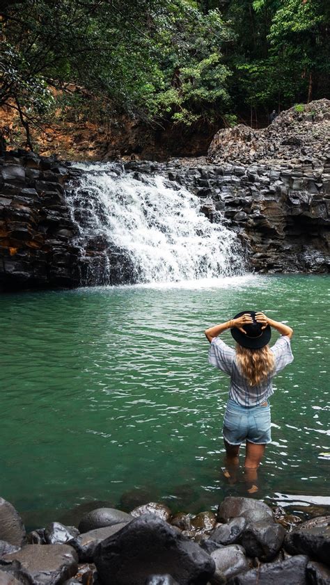Hiking Twin Falls Maui Waterfall Along The Road To Hana In Hawaii Fun