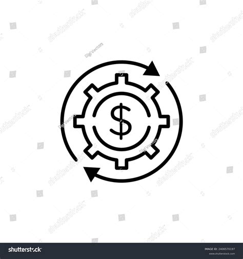 Costs Optimization Vector Icon Effective Cost Stock Vector Royalty Free 2406570197 Shutterstock