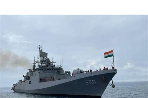 Ins Tarkash At Port Gentil First Ever Visit By Any Indian Navy Ship To Gabon News18