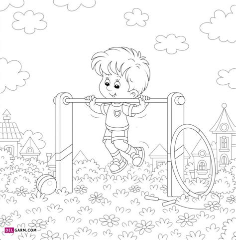 40 نقاشی زیبا و ساده با موضوع تابستان برای رنگ آمیزی کودکان