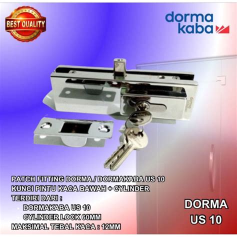 Jual Patch Fitting Glass Door Dorma Kabadormakaba Us 10 Kunci Pintu