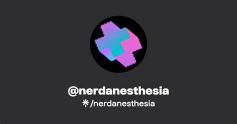 Nerdanesthesia Instagram Tiktok Linktree