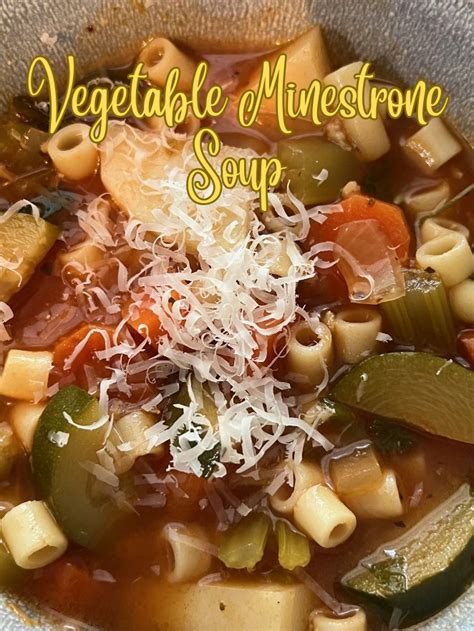 Vegetable Minestrone Soup Sunflower Pantry