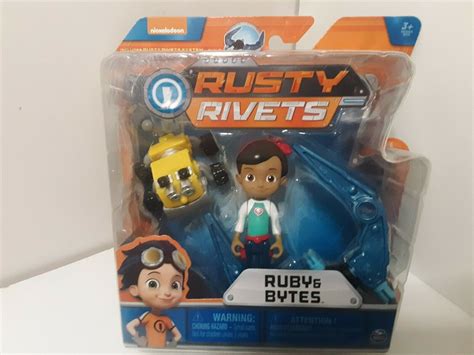 Nickelodeon Rusty Rivets Ruby And Bytes Action Figure Brand New Factory