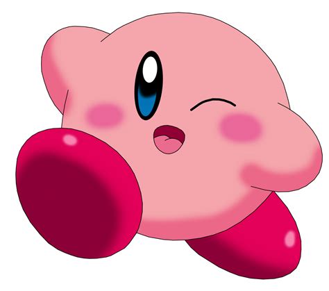Kirby Winking By Captainedwardteague On Deviantart