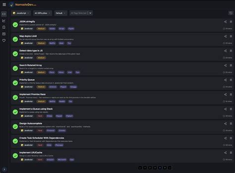 🚀 Completed All Javascript Questions Easy Medium And Hard On Namastedev And Wow What An