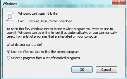 Icon Cache Rebuild Tutorials