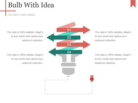 Bulb With Idea Ppt Powerpoint Presentation Inspiration Display
