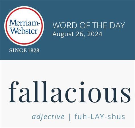 In English 101 What It Means Fallacious Is A Formal Word That Typically Describes Something
