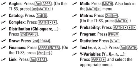 Statistics Calculator Cheat Sheet Calculator Cgw