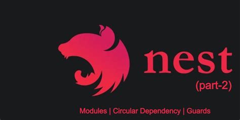 Nestjs🐺⚡ The Framework Of Nodejs Part 2 Modules Circular