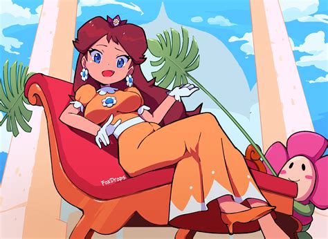Classic Princess Daisy By Foxdropz On Newgrounds