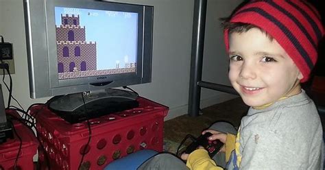 My Son Asked Me To Show Those People On The Computer My Mario Game So