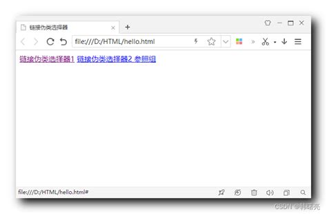 【css】css 复合选择器 ④ 链接伪类选择器 Alink 默认样式 Avisited 已访问样式 Ahover 鼠标移动样式 Aactive 选定链接样式
