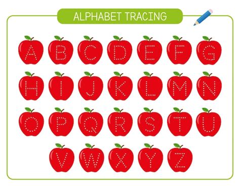 Premium Vector Alphabet Tracing Worksheet Trace The Lowercase