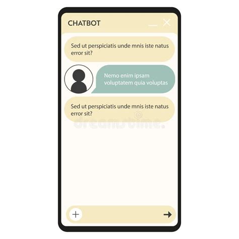 Chatbot Window Template Life Chat Customer Service Example Virtual Assistant Bot Layout