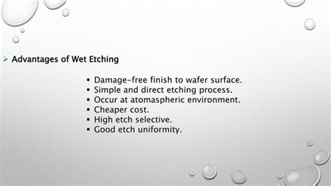 Wet Etching PPT