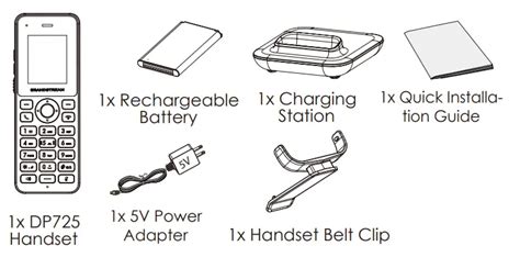 Grandstream Dp725 Dect Cordless Hd Handset Installation Guide