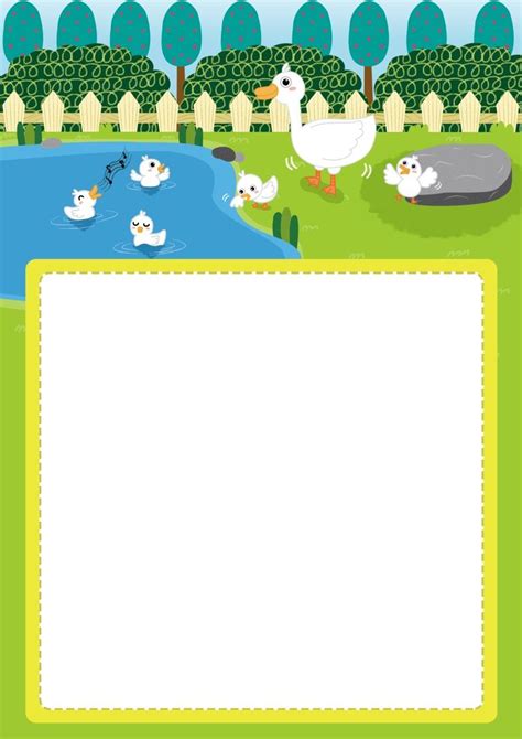 [찬진교육] 유치원 어린이집 메모지 편지지 안내문 가정통신문 도안 네이버 블로그 카드 도안 유치원 아이디어