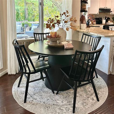 Black Dining Table