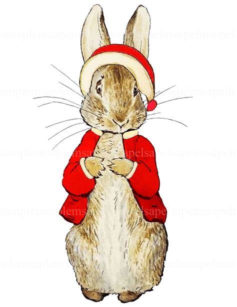 Digital Collage Sheet Christmas Peter Rabbit Beatrix Potter Etsy