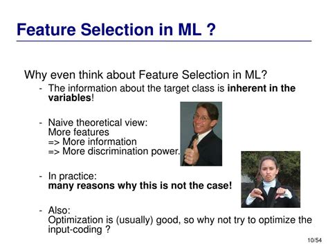 Ppt Variable Feature Selection In Machine Learning Review