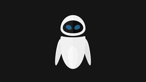 Wall E Eve Minimal 4k