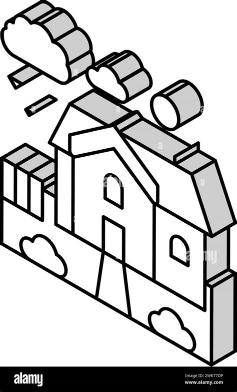 Urban Area Isometric Icon Vector Illustration Stock Vector Image And Art Alamy