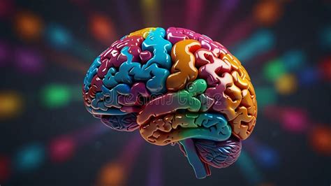 3d Render Of The Human Brain A Stunningly Detailed Visualization Of Neural Architecture Stock