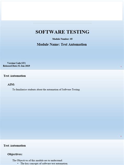 Module 5 Pdf Software Testing Selenium Software