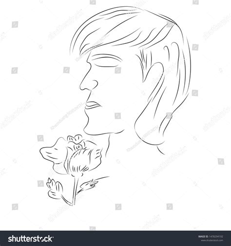 Man Drawing Concept Vector Line Art Stock Vector Royalty Free 1478294192 Shutterstock