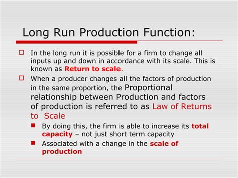 Production Function Final Ppt Business Business And Finance