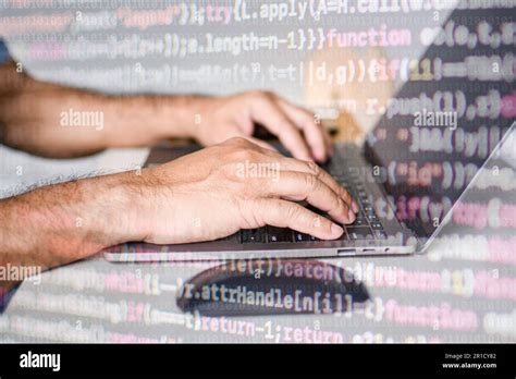 Concept Men Are Coding Software Using Laptops To Control Audio In