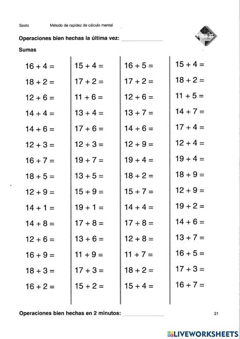 Quinzet Sexto Interactive Worksheet Live Worksheets