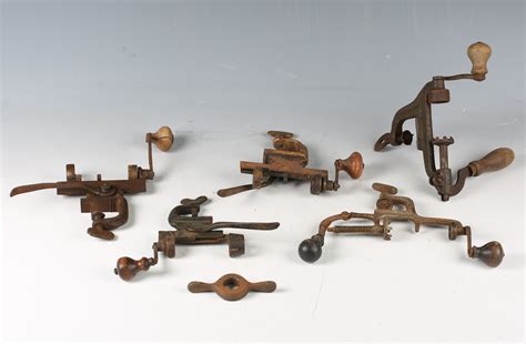 Five Late 19th Early 20th Century Shotgun Cartridge Loading Tools Each