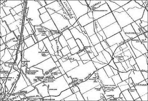 Ellis County Txgenweb Ellis County Map 7