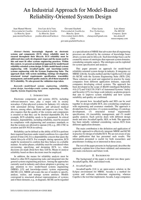 Pdf An Industrial Approach For Model Based Reliability Oriented