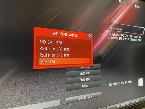 AMD FTPM For Windows 11 Which One Do I Pick R Pcmasterrace