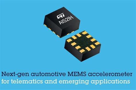 ST Unveils MEMS Accelerometer For Automotive Applications