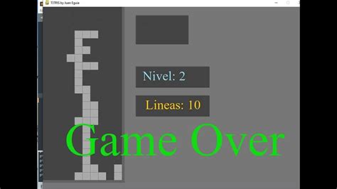 Juego Tipo Tetris En Pygame Youtube